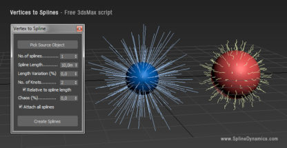 Free 3dsMax Scripts & Plugins | Spline Dynamics