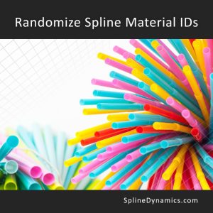 Randomize Spline Material IDs - 3ds Max Script | Spline Dynamics